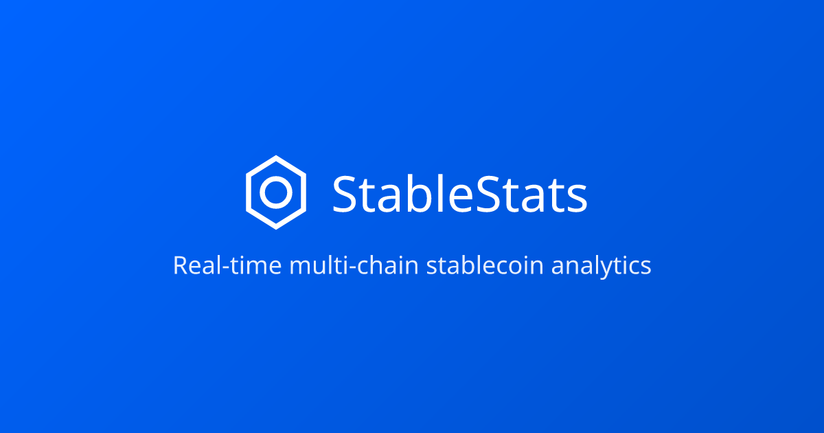 StableStats | Real-time Stablecoin Analytics